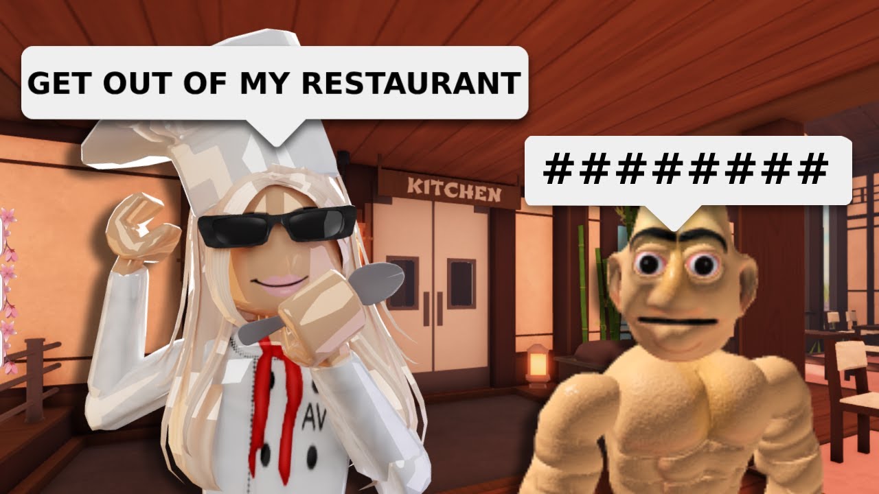 I worked in a Roblox sushi restaurant...