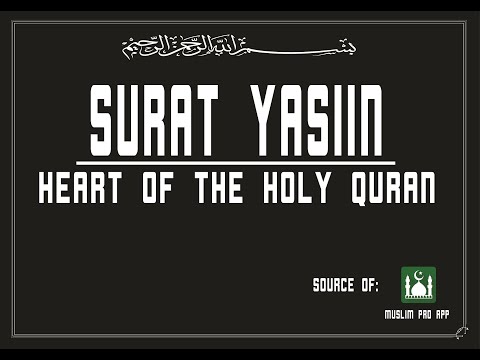 Surat Yasin | Surah Yaseen | Heart Of The Holy Quran | Muslim Pro App | Semoga Bermanfaat