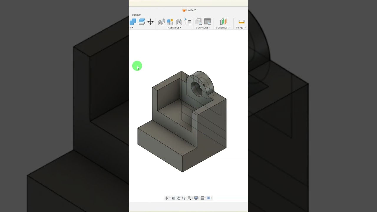 Fusion360 Part Modeling Tutorial-138. #design #3dmodeling #modelingtutorial #engineering#fusion360