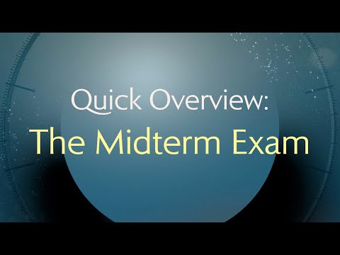 Midterm Exam Overview and Instructions