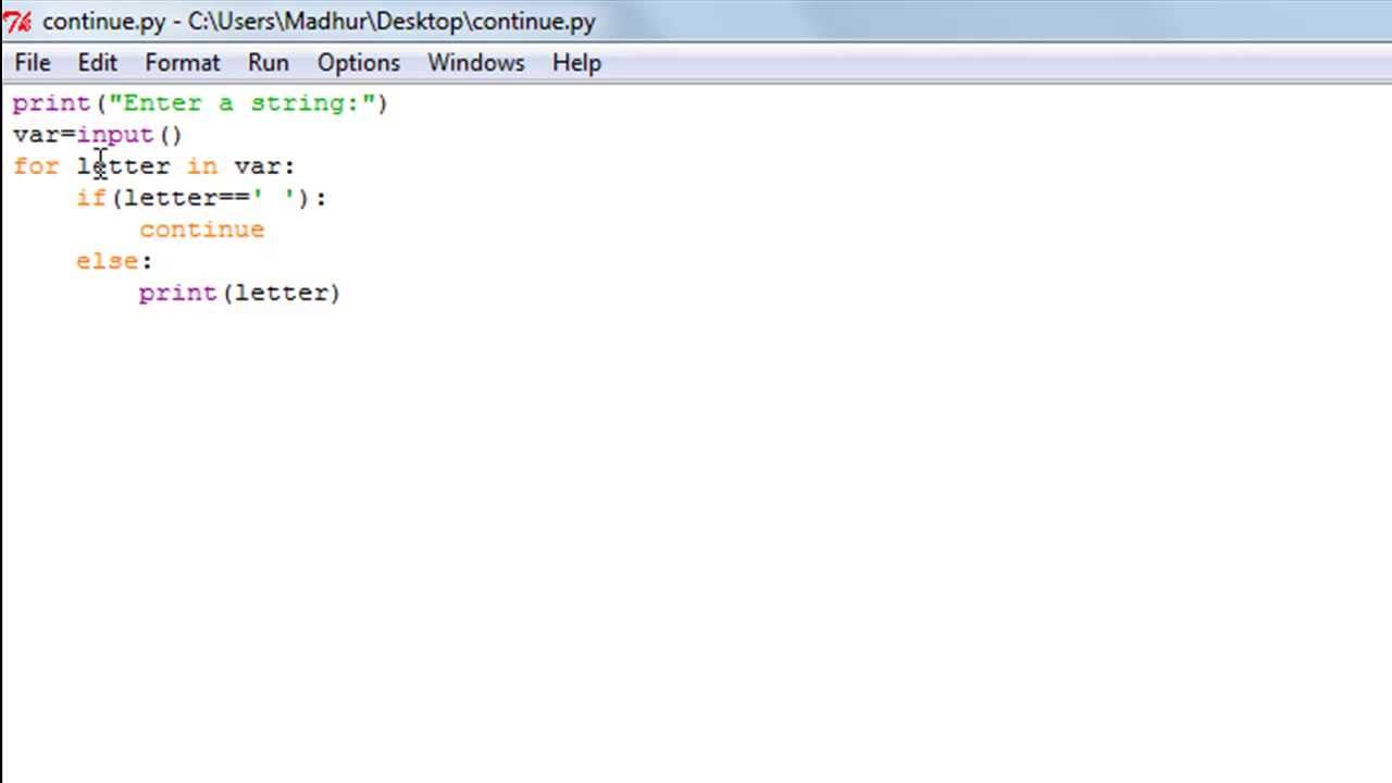 Python Programming Tutorial - 22: The Continue Statement