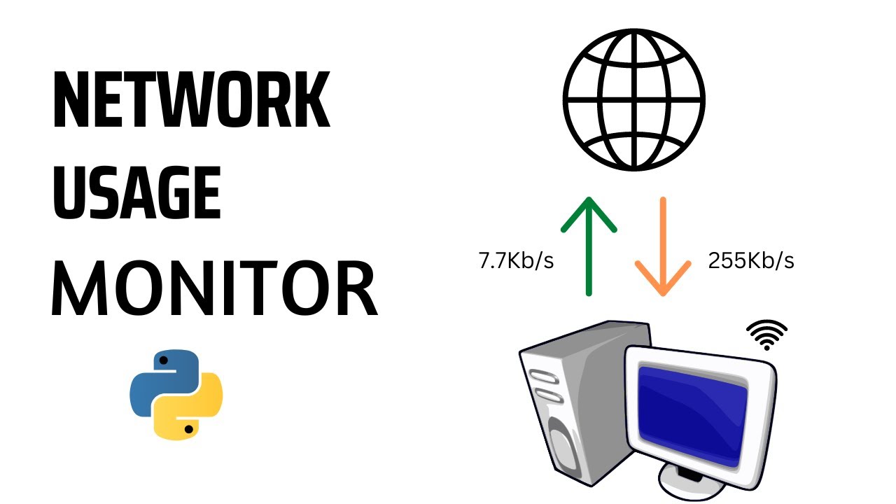 Create a Network Traffic Monitor using Python | psutil, prettytable | Source Code | PySeek