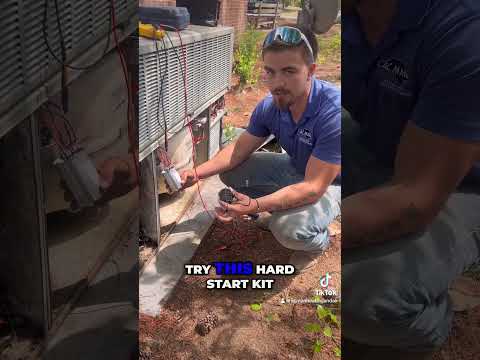 Hard Start Kit on a Trane Compressor