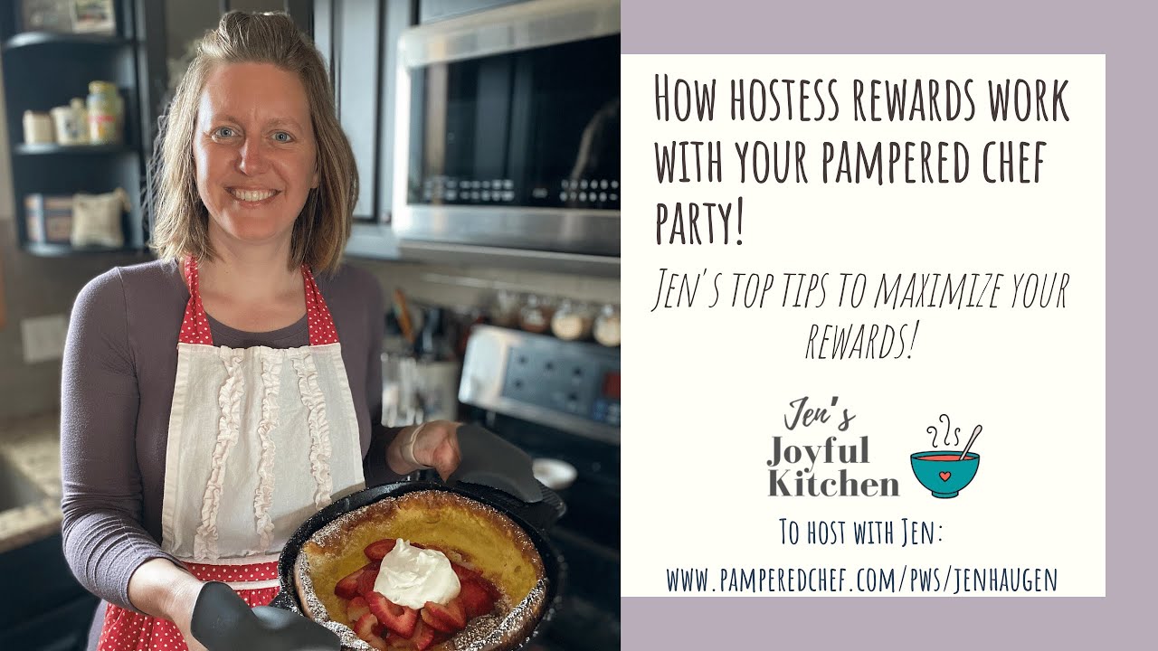 How Host Rewards Work with a Pampered Chef Party with Jen