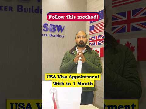 USA visa Appointment in 1 month I US visa appointment booking #shorts #ytshorts #usvisa #usa