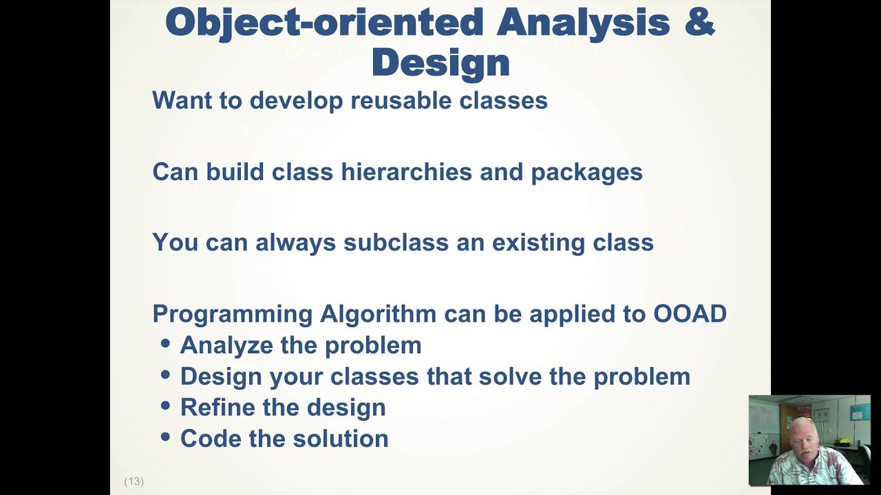 Useful Classes and OOAD