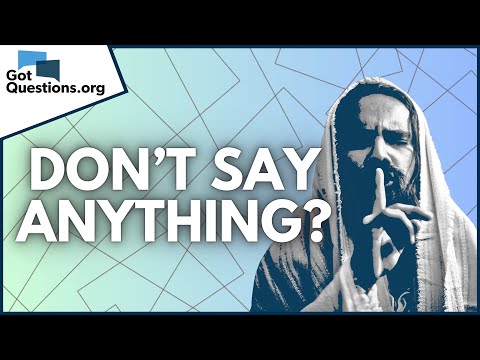 Why did Jesus command people to not tell others of the miracles He performed? | GotQuestions.org