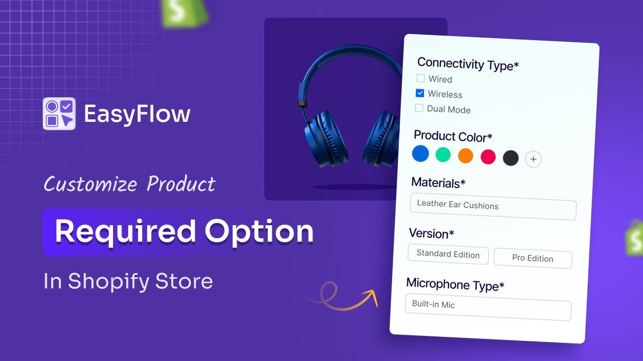 How to Make Product Options Required in Shopify Stores - EasyFlow