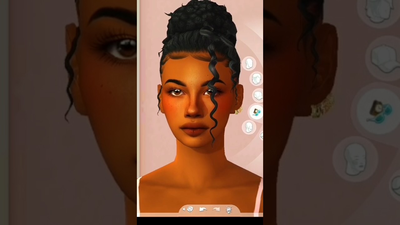 I love the way this townie turned out ♡ | The Sims 4 create a sim cas #sims4 #createasim #thesims4