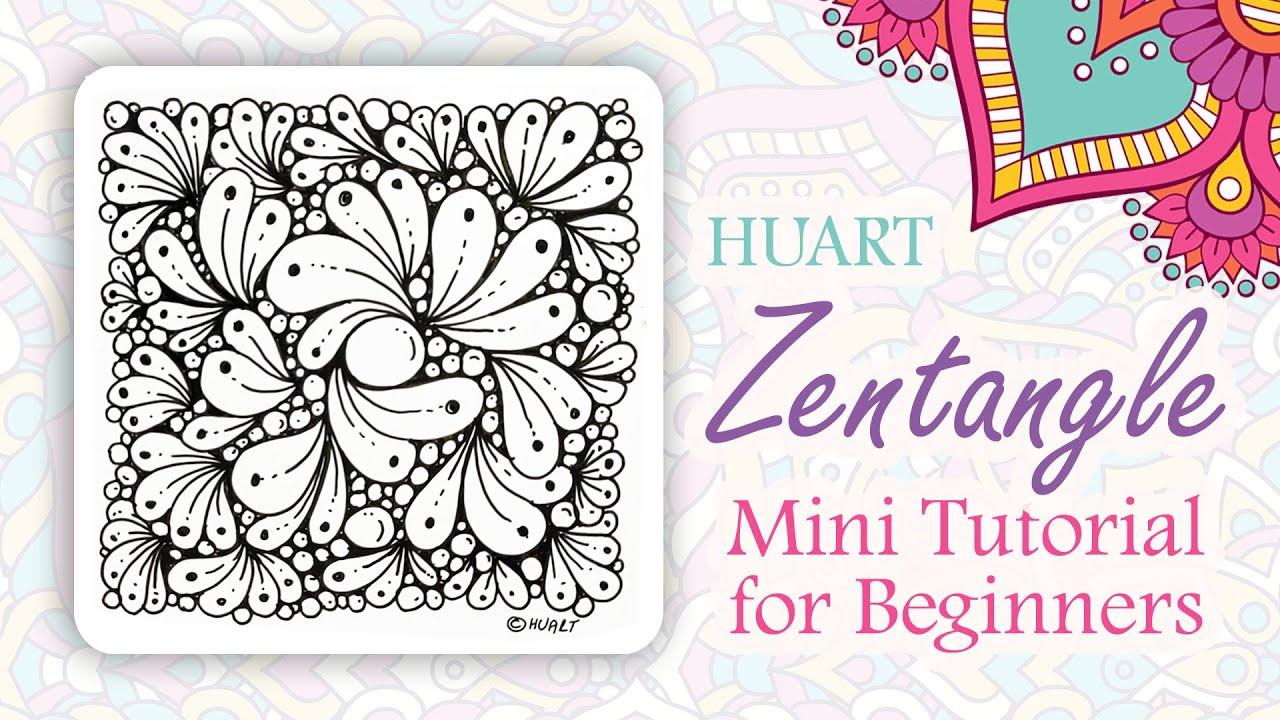 Zentangle mini tutorial for beginners
