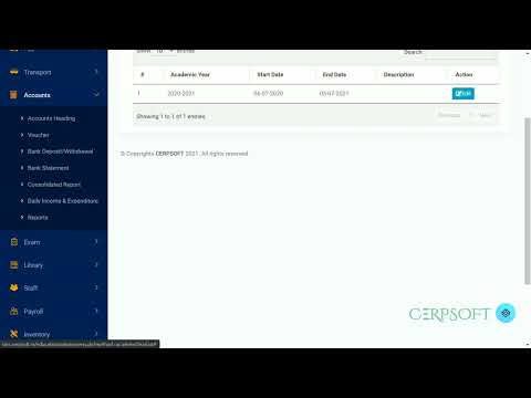 School Management System Application Overview