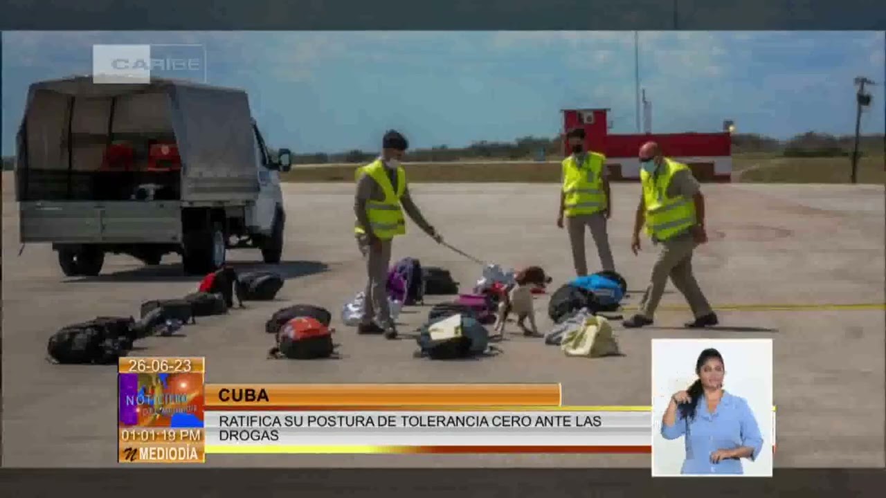 Cuba ratifica tolerancia cero al tráfico y consumo de drogas
