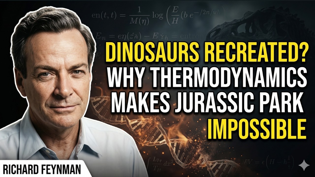 Dinosaurs Recreated? Why Thermodynamics Makes Jurassic Park Impossible | Richard Feynman