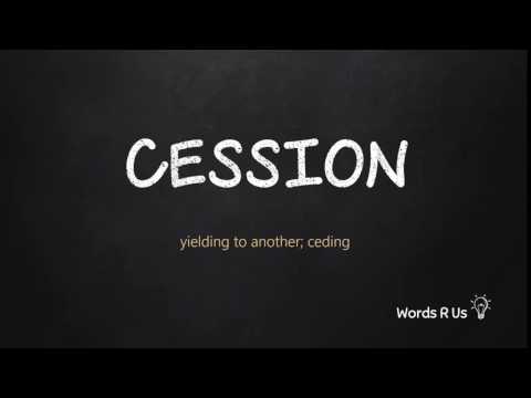 How to Pronounce CESSION in American English