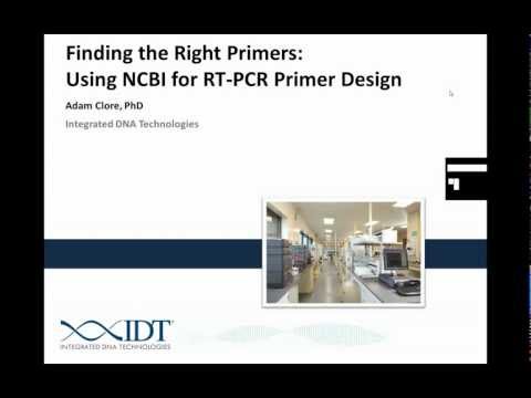 Finding the Right Primers: Using NCBI for RT-PCR Primer Design