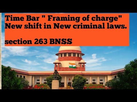 FRAMING OF CHARGE IN BNSS SECTION 263 #bnss#judiciary#crime#rjs
