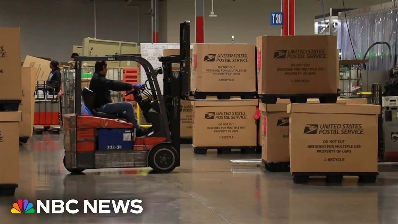 An inside look at largest USPS distribution facility amid holiday shipping rush