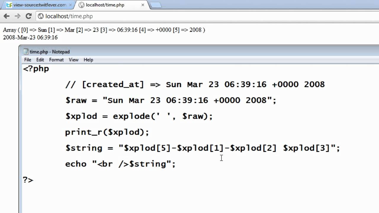Format Date and Insert Into Database Table: PHP