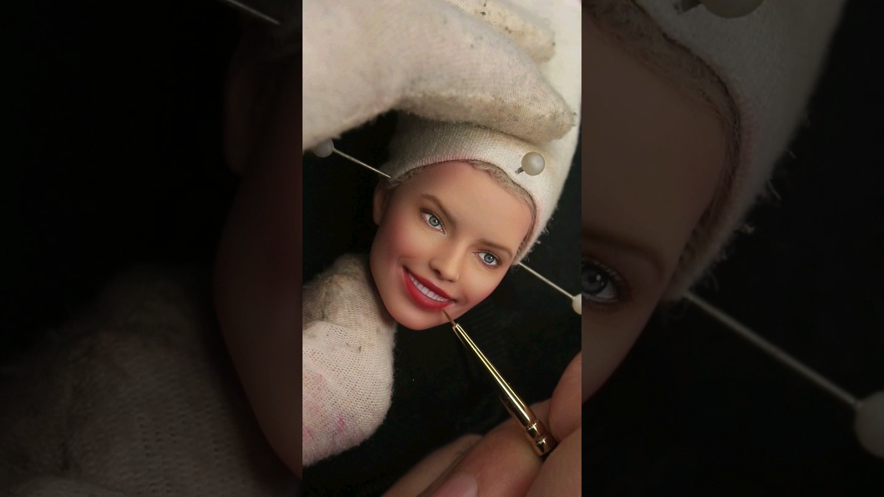 Margot Robbie as Nellie LaRoy Barbie Doll Repaint #barbie #margotrobbie #doll #repaint #customdoll