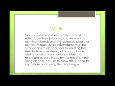 Week 4 Pharmacy Technician Course (Part III)