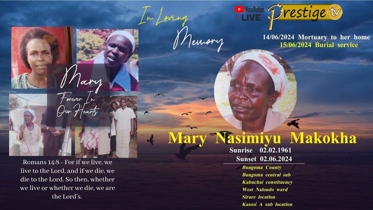 LIFE CELEBRATION OF MARY NASIMIYU MAKOKHA