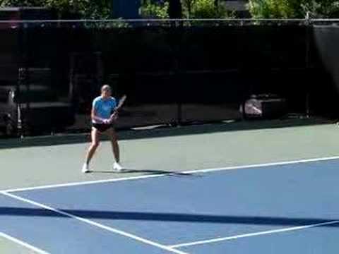 Dinara Safina practice