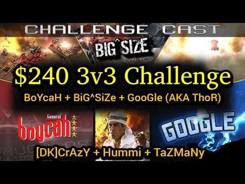 $240 3v3 Challenge: *GOOGLE RETURNS* in a Best-of 11 | C&C Generals Zero Hour