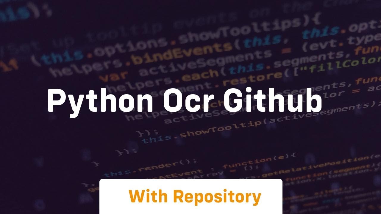 python ocr github