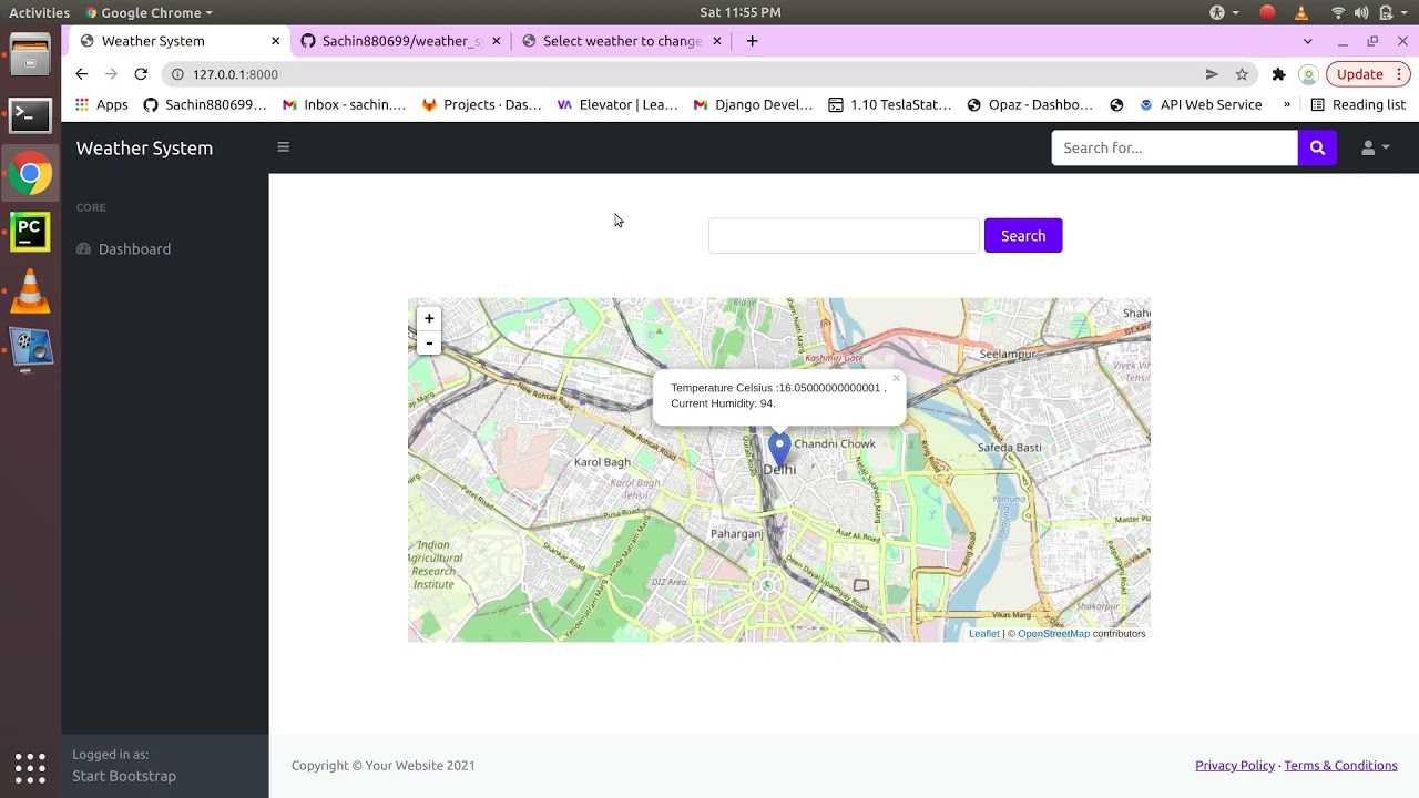 Django Project: Weather App | Weather github