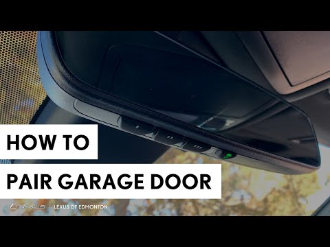 How To Pair Garage Door to a Lexus with HomeLink | Lexus of Edmonton