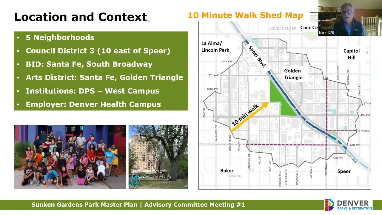 Sunken Gardens Park Master Plan Public Meeting