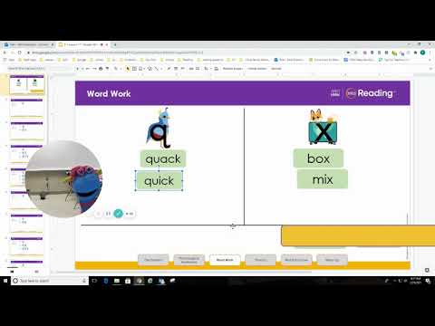 blending with Q and X; words to know