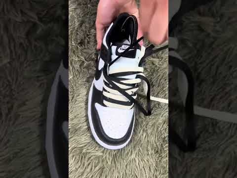Nike Dunk Double Lace Tutorial !! Watch this❗️