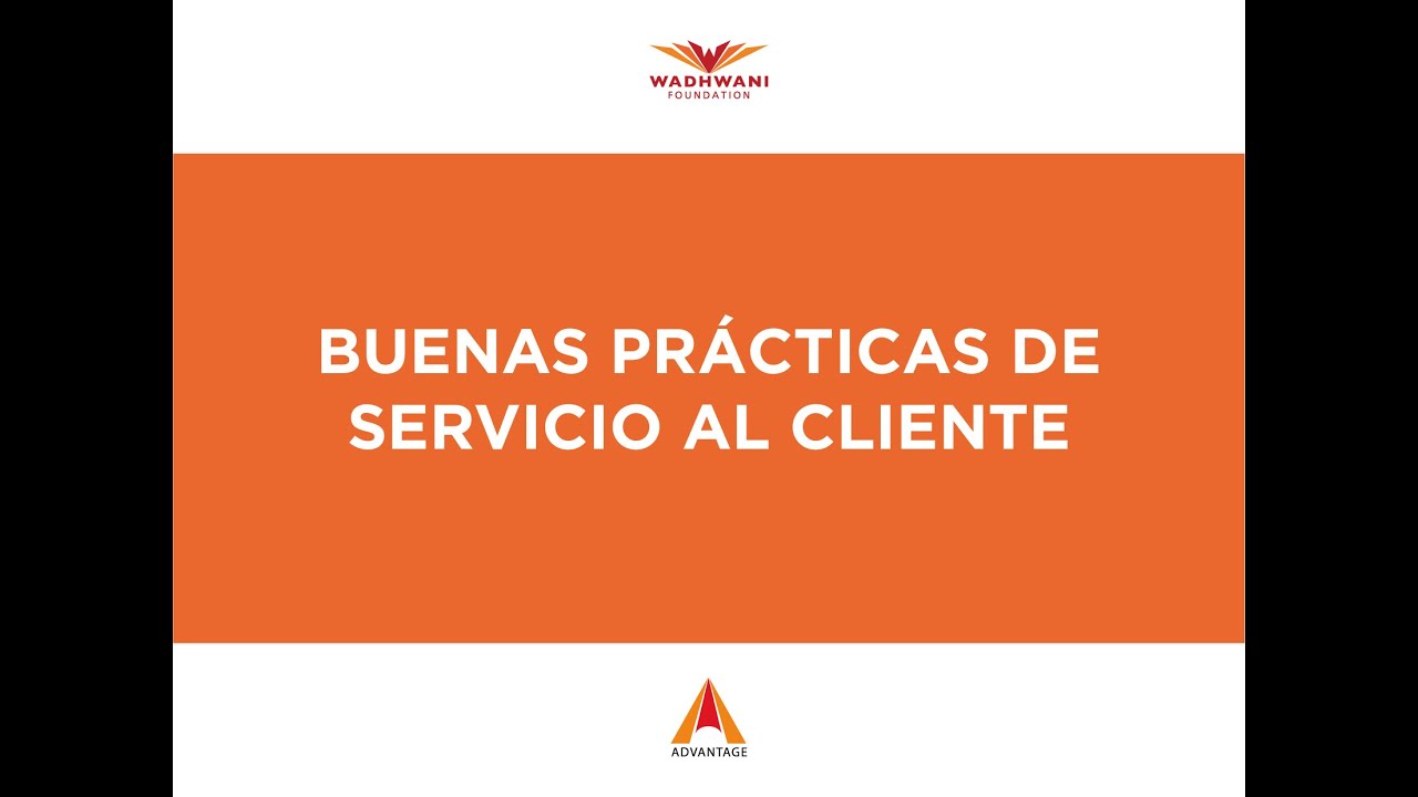 Buenas prácticas al servicio al cliente