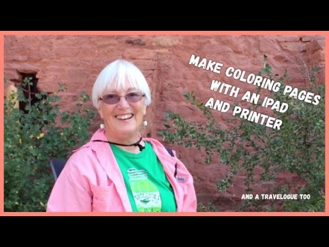Make Coloring Pages With An IPad And Printer