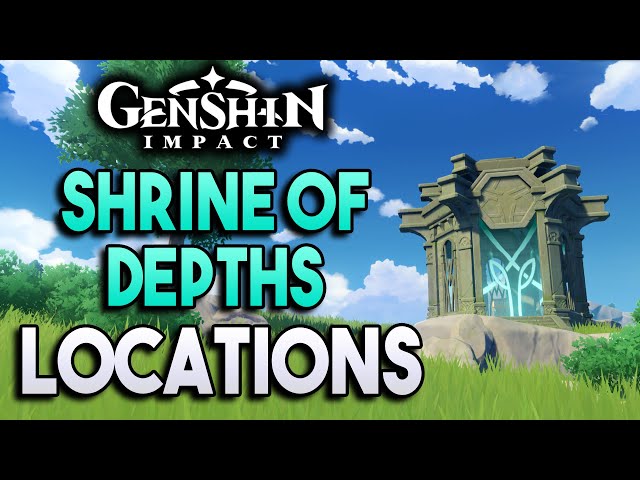 All Genshin Impact Shrine of Depths locations in Mondstadt