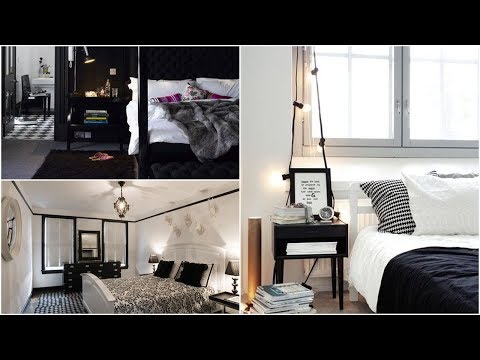 Black and White Decorating Ideas For Bedrooms