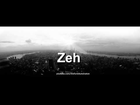 How to pronounce Zeh in German