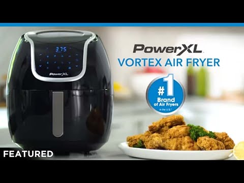 Introducing the NEW PowerXL Vortex Air Fryer that lets you cook with UP to 70% LESS CALORIES