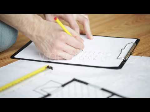 Close Up Of Male Hands Measuring Blueprint 8 - Stock Footage | VideoHive 12596188