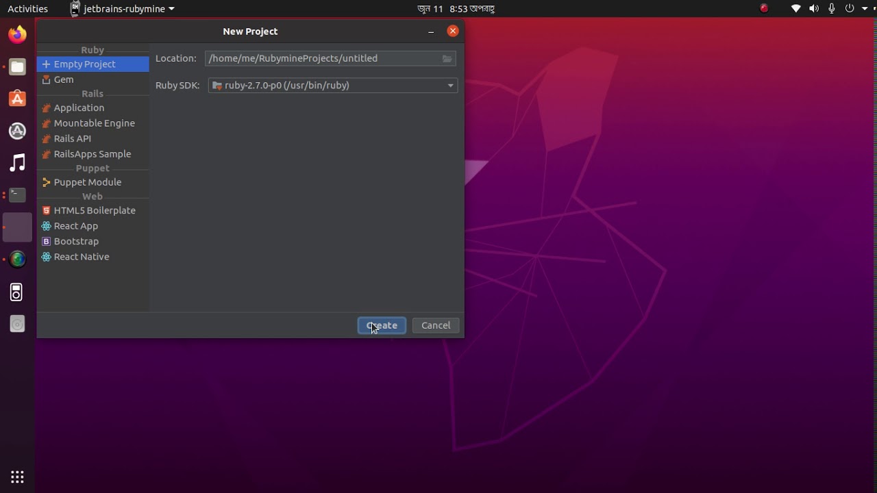 How to do RubyMine ruby Interpreter on Ubuntu | Configure ruby Interpreter on RubyMine