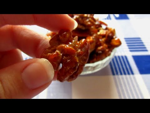 Candied Walnuts (how to make candied nuts) (2-ingredients) (quick and easy) (ASMR) | Just Anya