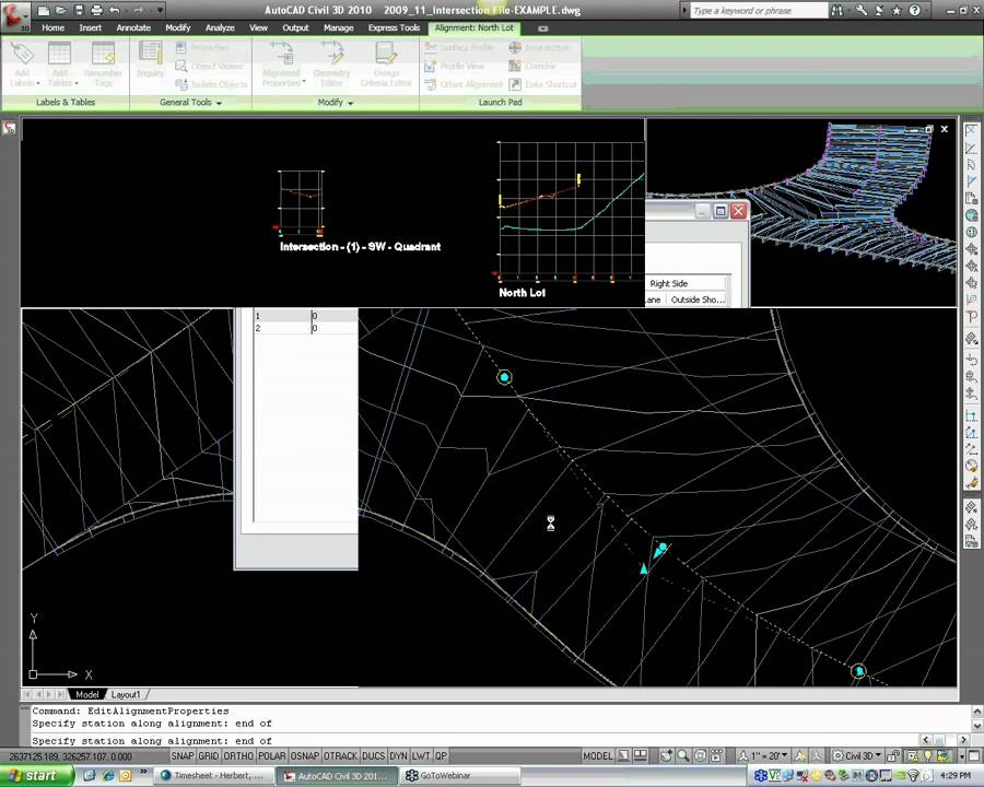 Intersection with 2010