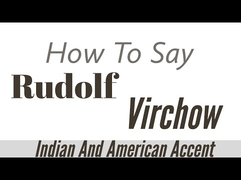 How To Say Rudolf Virchow | How To Pronounce Rudolf Virchow | Pronunciation of Rudolf Virchow