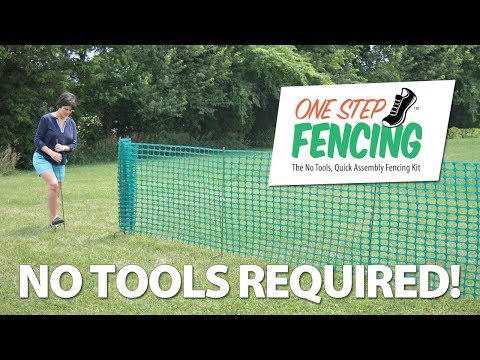 Installing a One Step Fence