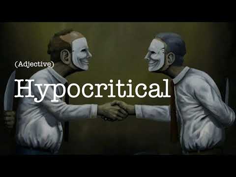 Word of the Day: Hypocritical Meaning | The Urban Prodigy | GRE | SSC | SSB | TOEFL