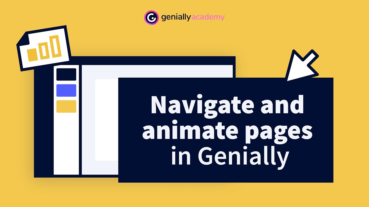 Navigate and animate pages in Genially