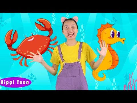 🐬Old MacDonald Had an Ocean + MORE Kids Songs | Nursery Rhymes & Kids Songs | @HippiToon