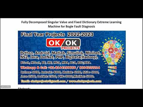 Fully Decomposed Singular Value and Fixed Dictionary Extreme Learning Machine for Bogie Fault Diagno