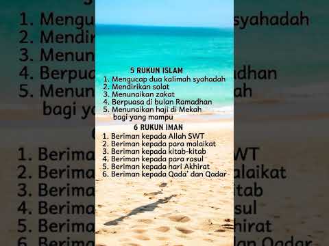 Rukun Islam dan Rukun Iman #islam #islamicreminder #viralvideo